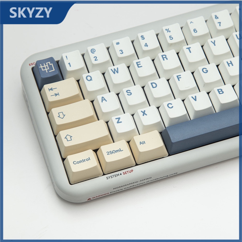138 Keys GMK Soyamilk Keycaps OEM Profile PBT Dye Sub Mechanical ...