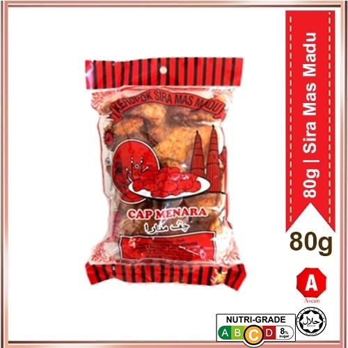 CAP MENARA FISH CRACKERS INSTANT KEROPOK SIRA MAS MADU SPICY / ORIGINAL ...