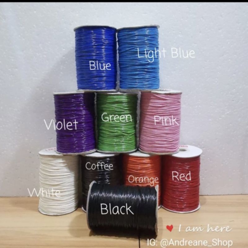 Korean Rope 1 mm Handicraft Bracelet (per meter) | Shopee Singapore