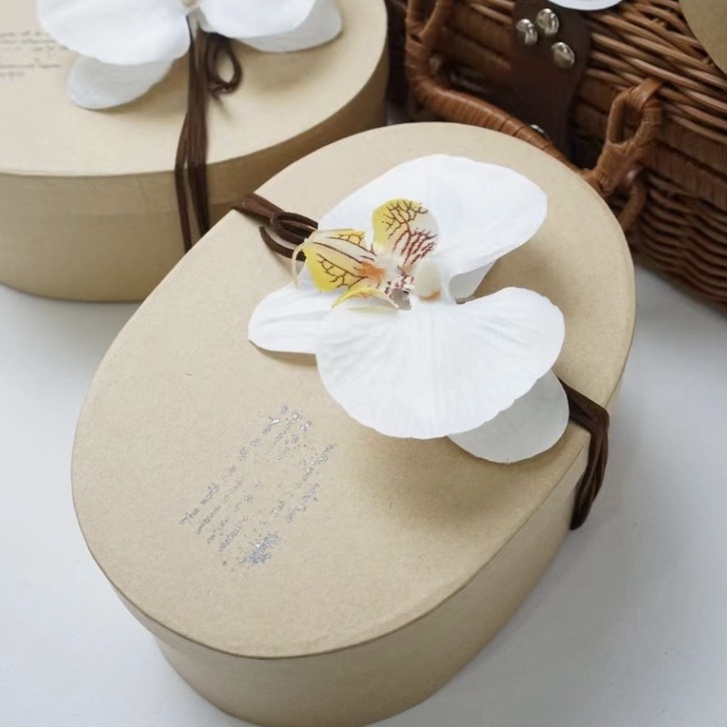 Good Quality Paper Kraft Round Food Bucket Packaging Container Packing ...