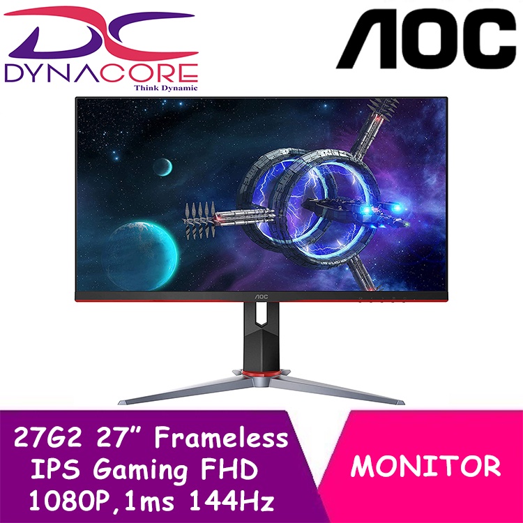 【24-Hr Delivery*】AOC 27G2 27Inch Frameless IPS Gaming Monitor, FHD ...