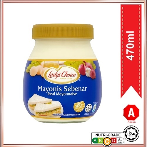 LADY'S CHOICE REAL MAYONNAISE | MAYONIS SEBENAR 470ML | Shopee Singapore