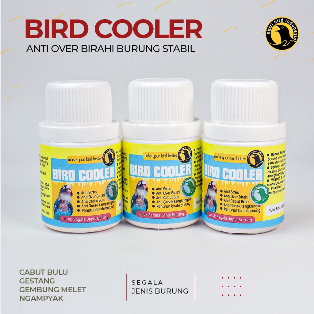 Bird Cooler Anti Over Lust Removes Feathers and Stress Birds Lovebirds ...