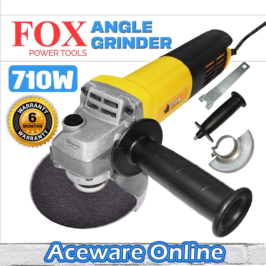 FOX 710W/720W/780W Angle Grinder Tool Metal Cutter Woodworking Tool ...
