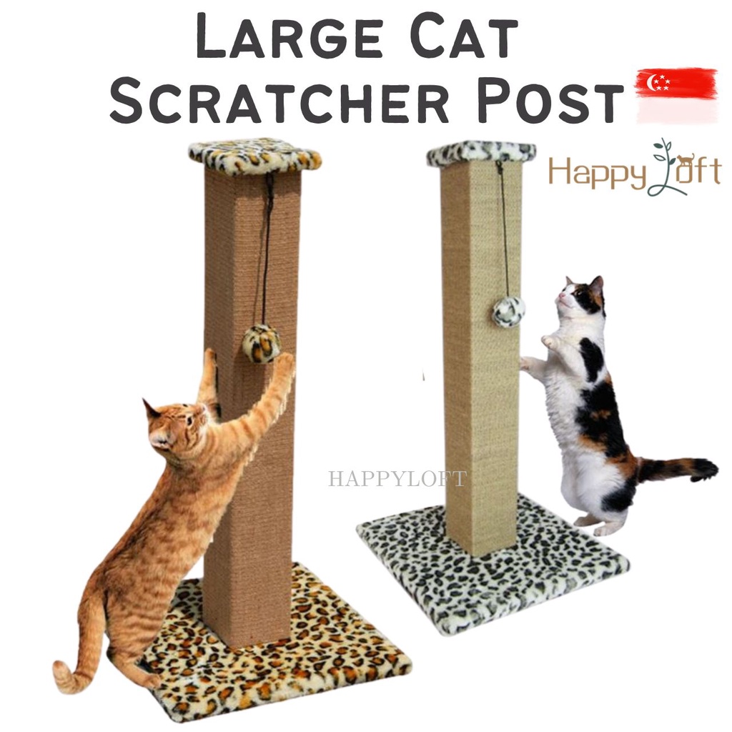 [SG SELLER] Cat Large Scratching Post / Cat Climb Sisal Pole/ Cat ...