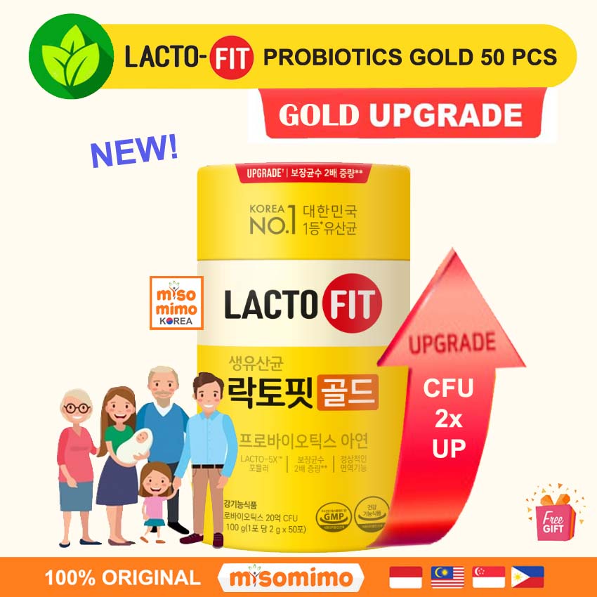 ️READY ️ LACTOFIT Probiotic Gold 50 pcs for All Ages Lacto Fit Korea ...