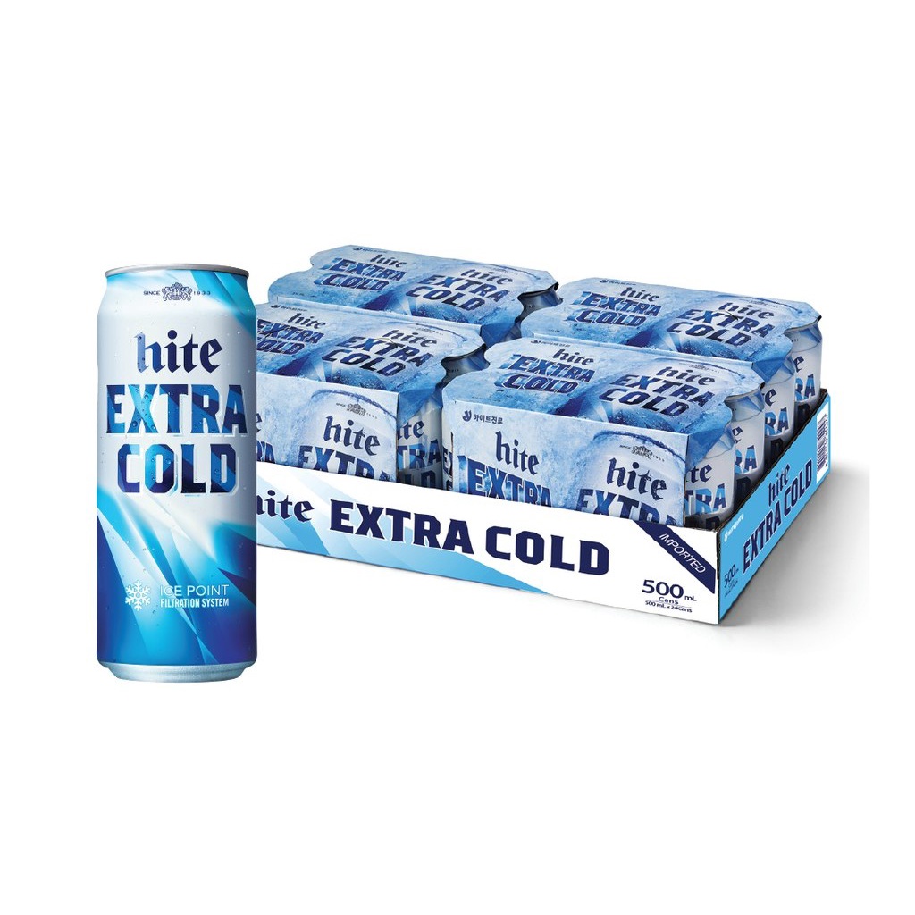 Hite Beer 500ml x 24 Cans (1 Carton) Exp: 9 May 2023 | Shopee Singapore