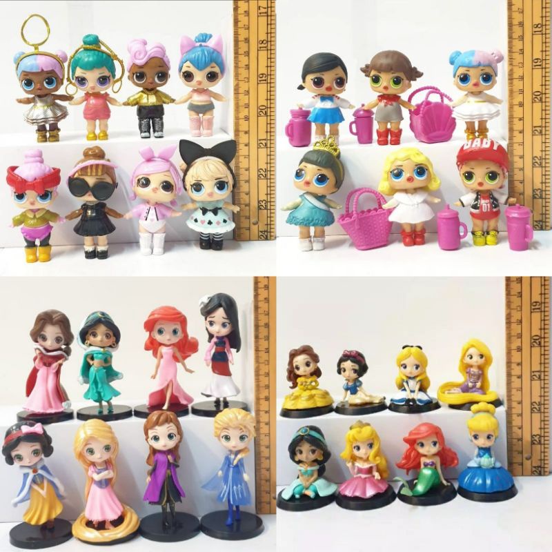 PRINCES / PRINCESS ARIEL MERMAID ELSA ANNA RAPUNCEL CINDERELLE PONY ...