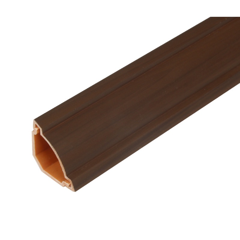 Heeman4u 1 Meter PVC Self-Adhesive Raceway Angle Wall Cord Duct Corner ...