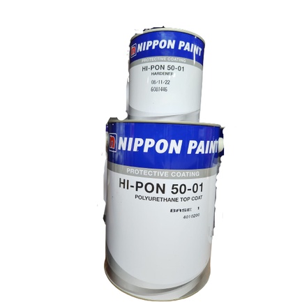 (NO RETURN/ NO EXCHANGE )Nippon Paint HI-PON 50-01 Epoxy Top Coating ...