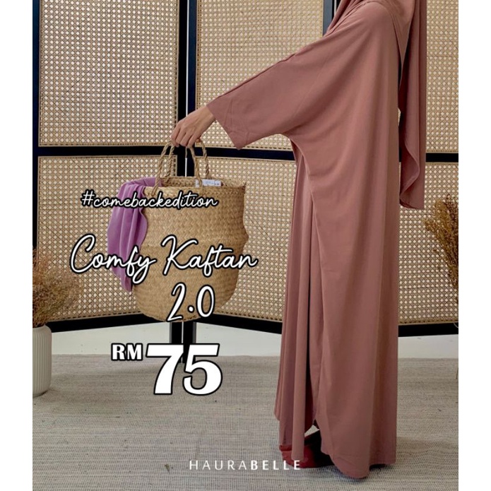 PART 2 COMFY KAFTAN BY HAURABELLE ATTACHED WITH TUDUNG (MORE COLORS ...
