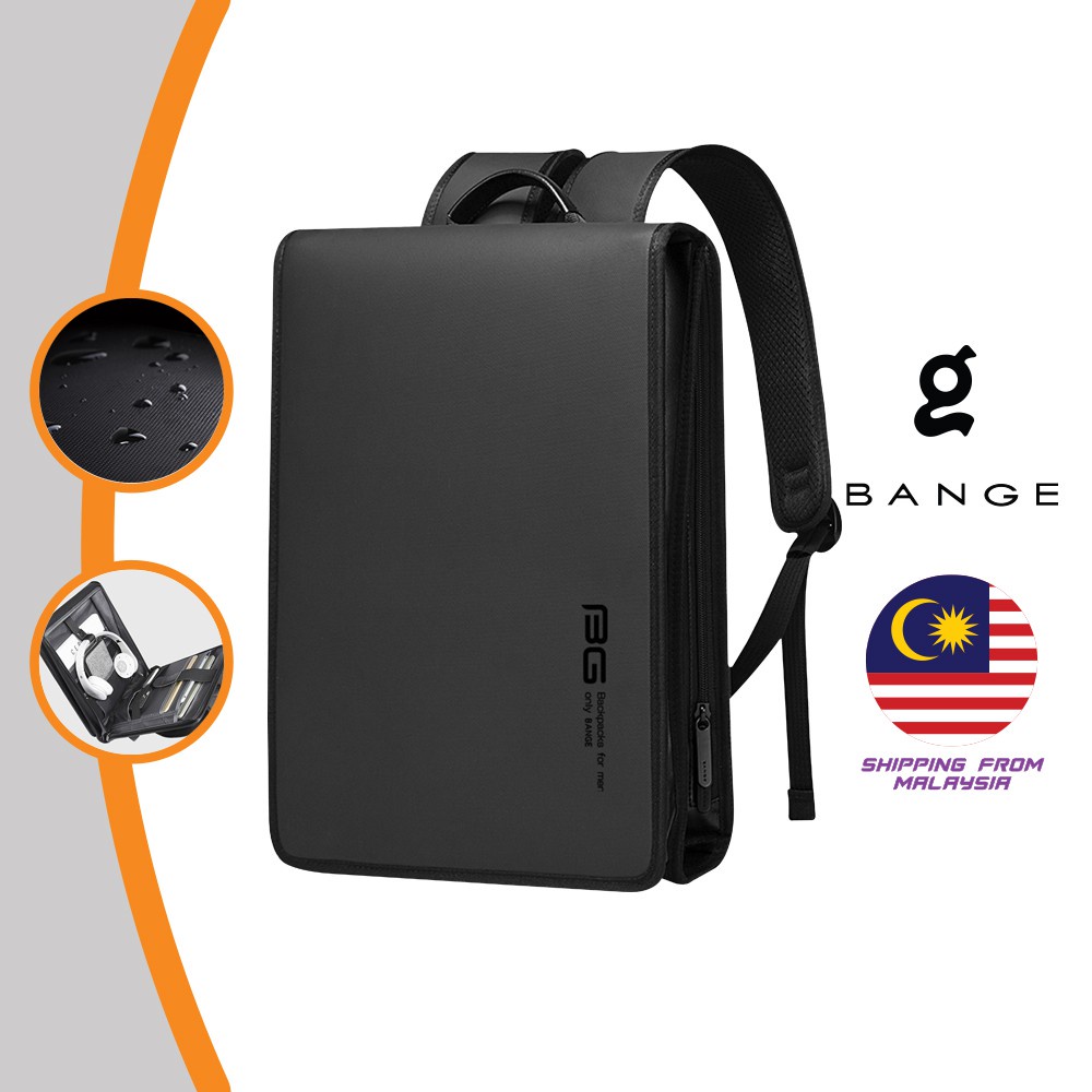 Bange Sleek USB Water Resistant Card Pocket Big Capacity Multi ...