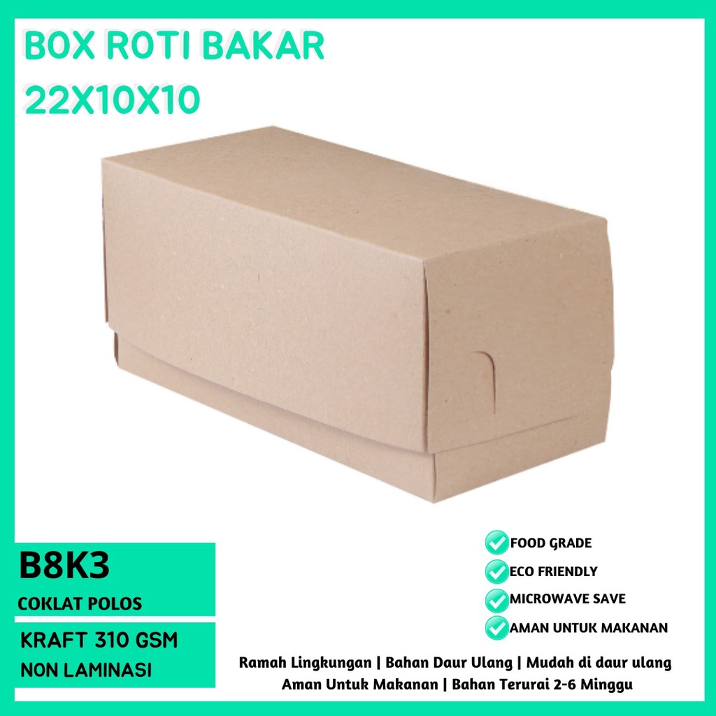 Rolled Bolu Box Toast Box Bombolini B8K3-22X10X10-No Laminated | Shopee ...