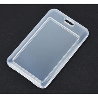 Transparent Card Holder Cover Double Sided Clamshell Office/Student ...