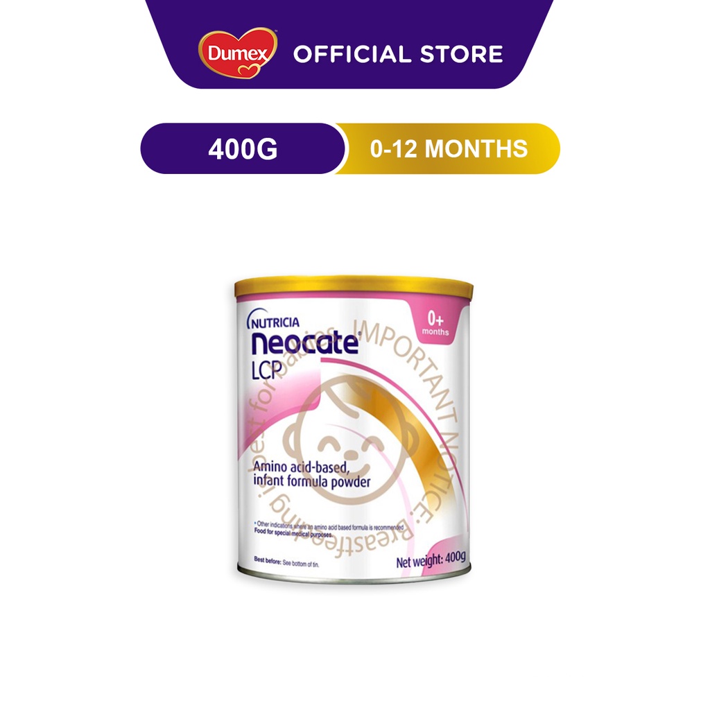 [Single Tin] Nutricia Neocate Lcp Amino Acid-Based Infant Powder ...