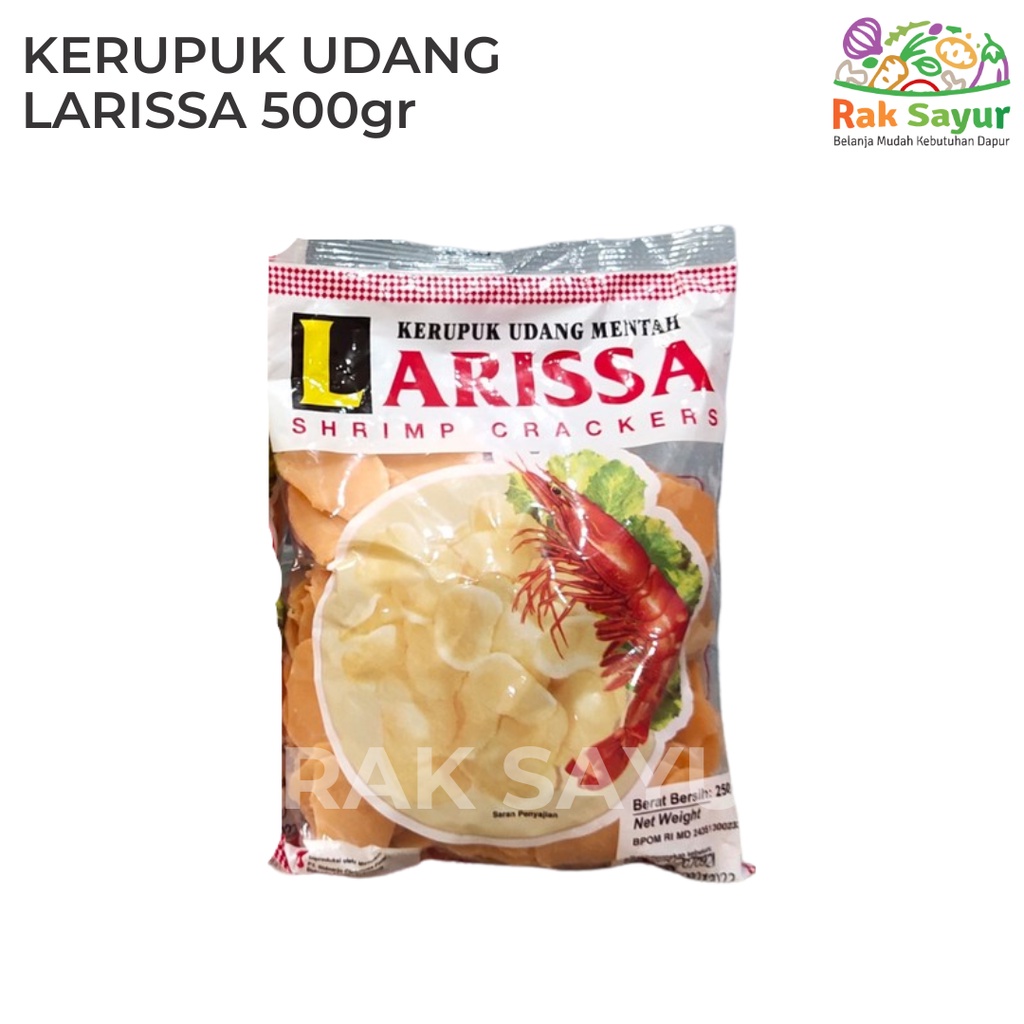 Larissa Shrimp Crackers 500gr Ready-to-Fry Shrimp Crackers Frozen Food ...