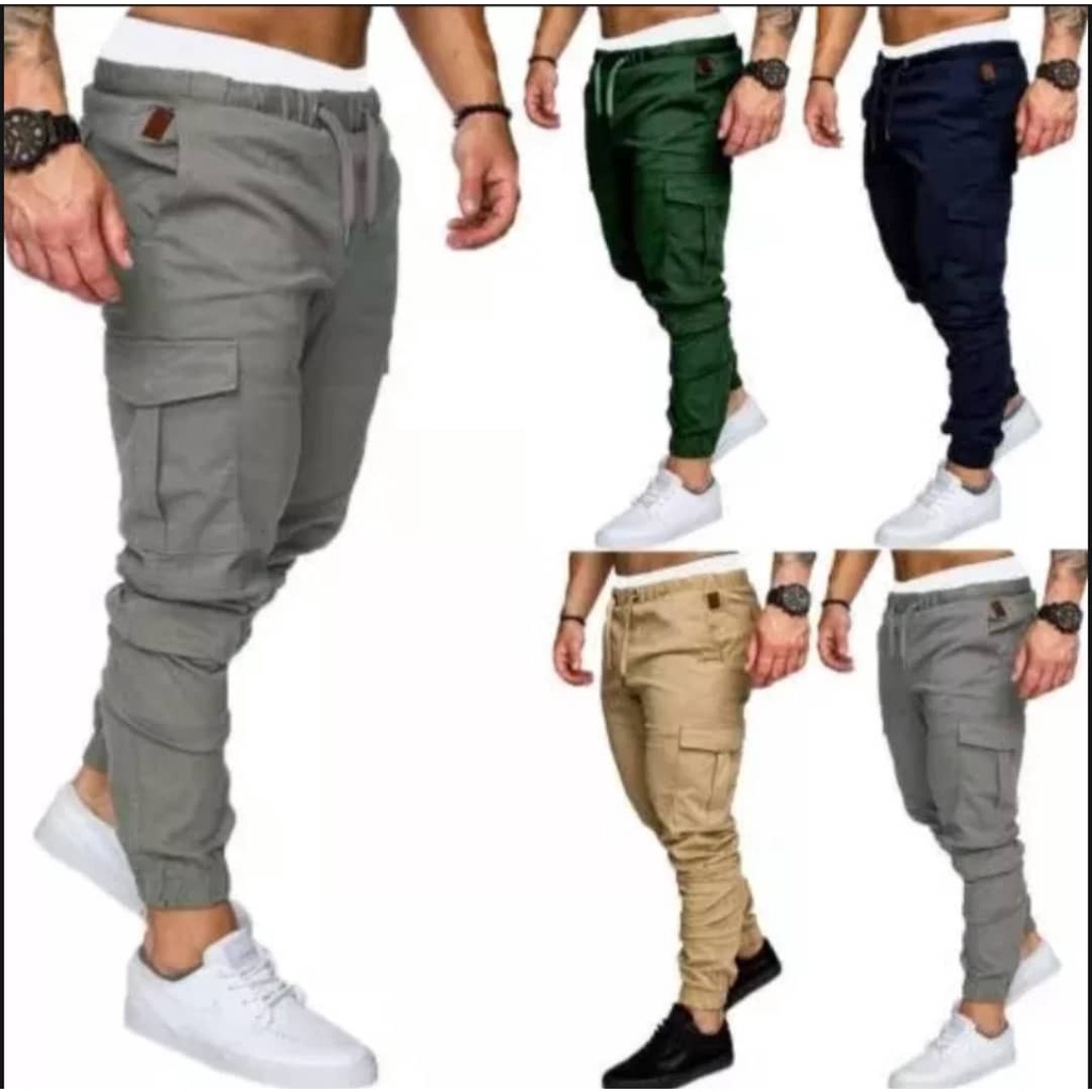H.M Seluar Kargo Jogger 6 Poket CARGO Pant Multi Pocket Seluar Kerja ...