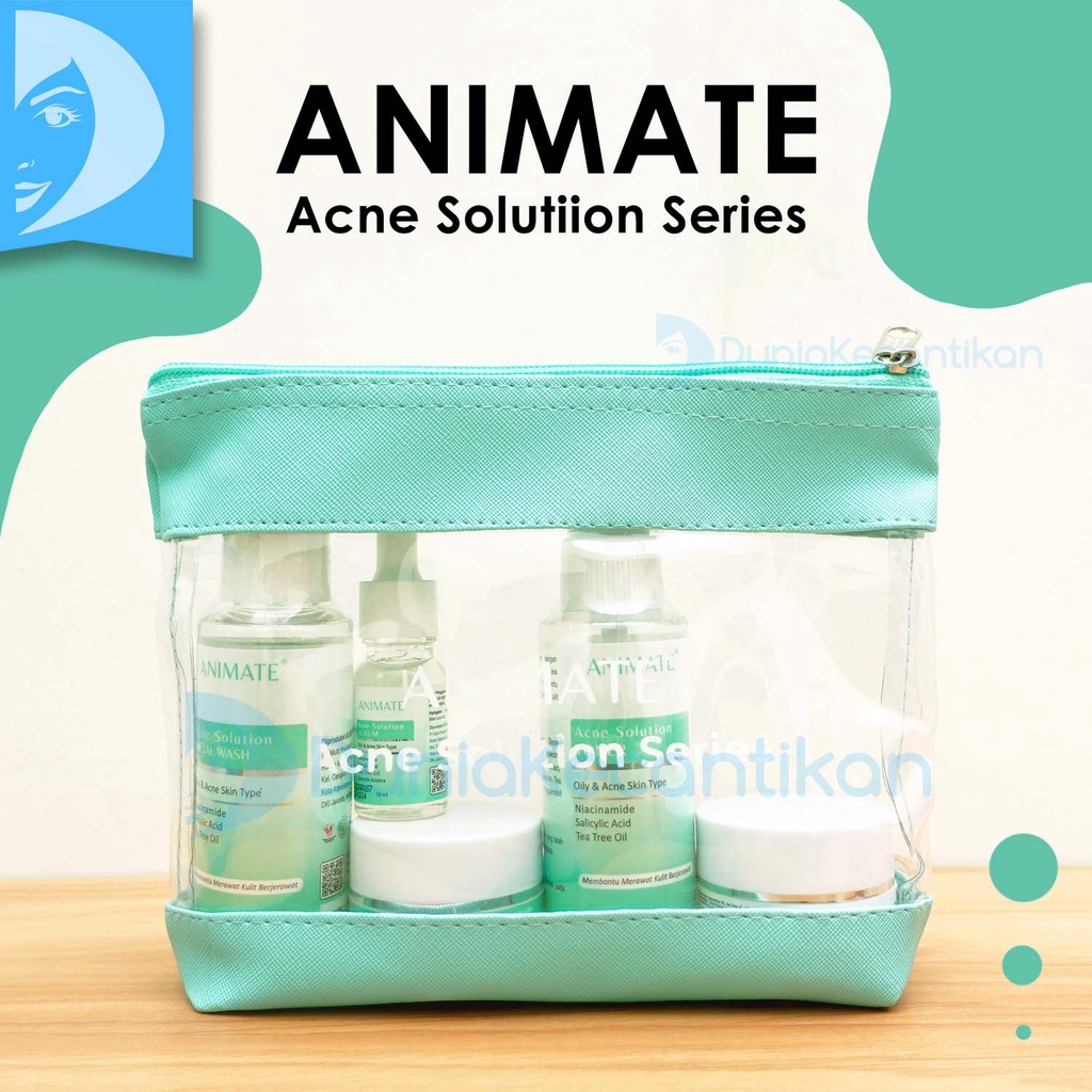 Animate Acne Solution Series 5in1 Acne Face Package Skincare Animate ...