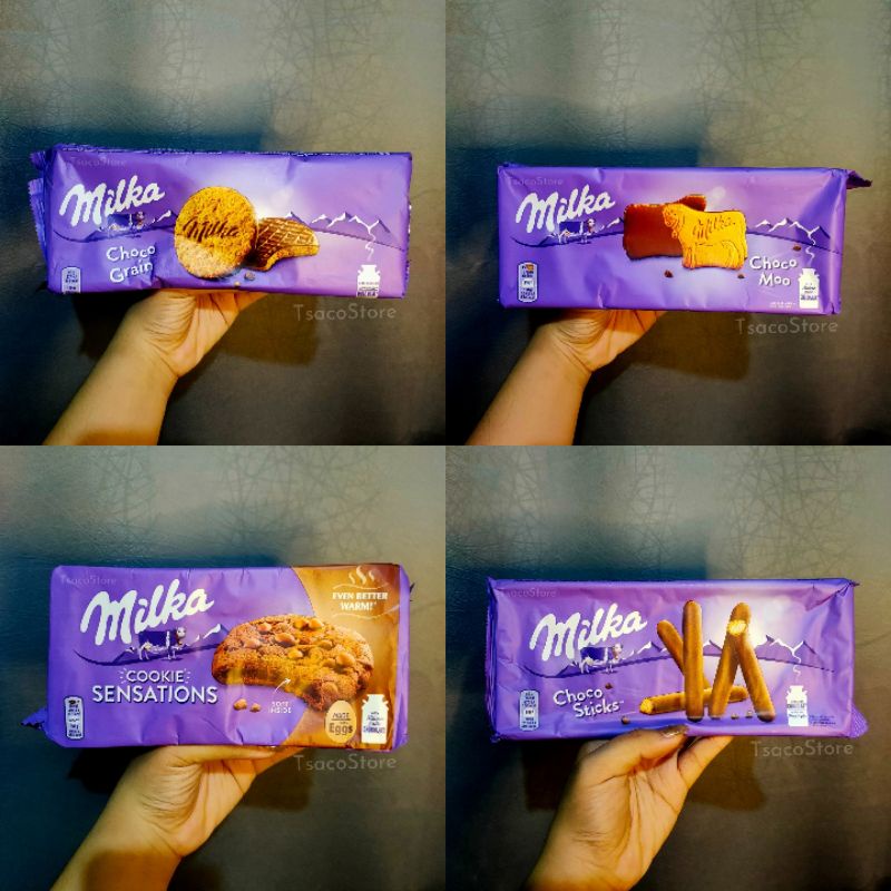 Milka Choco Grain Choco Stick Choco Moo Milka Cookie Sensation | Shopee ...