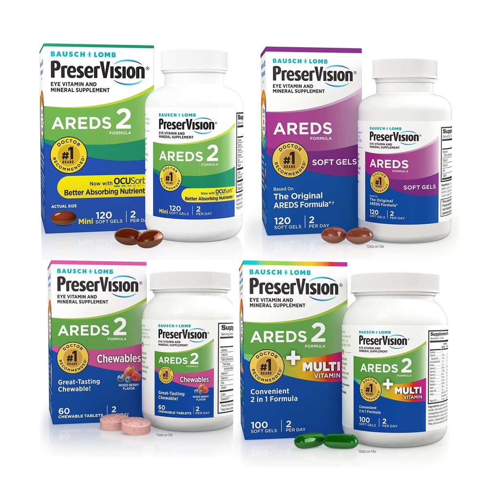 Preservision Areds 2 Formula Eye Supplement | Shopee Singapore