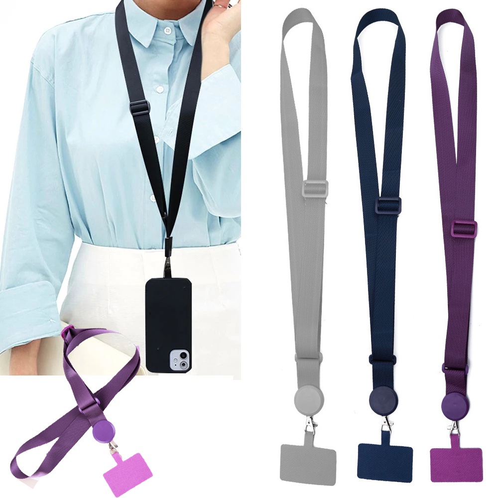 Universal Adjustable Neck Rope Lanyard for Mobile Phone Anti-lost Keys ...