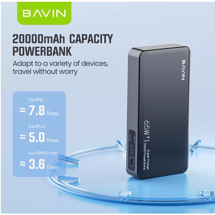 BAVIN REMAX Laptop Fast Charge Quick Charge Powerbank Powerbank 50000 ...