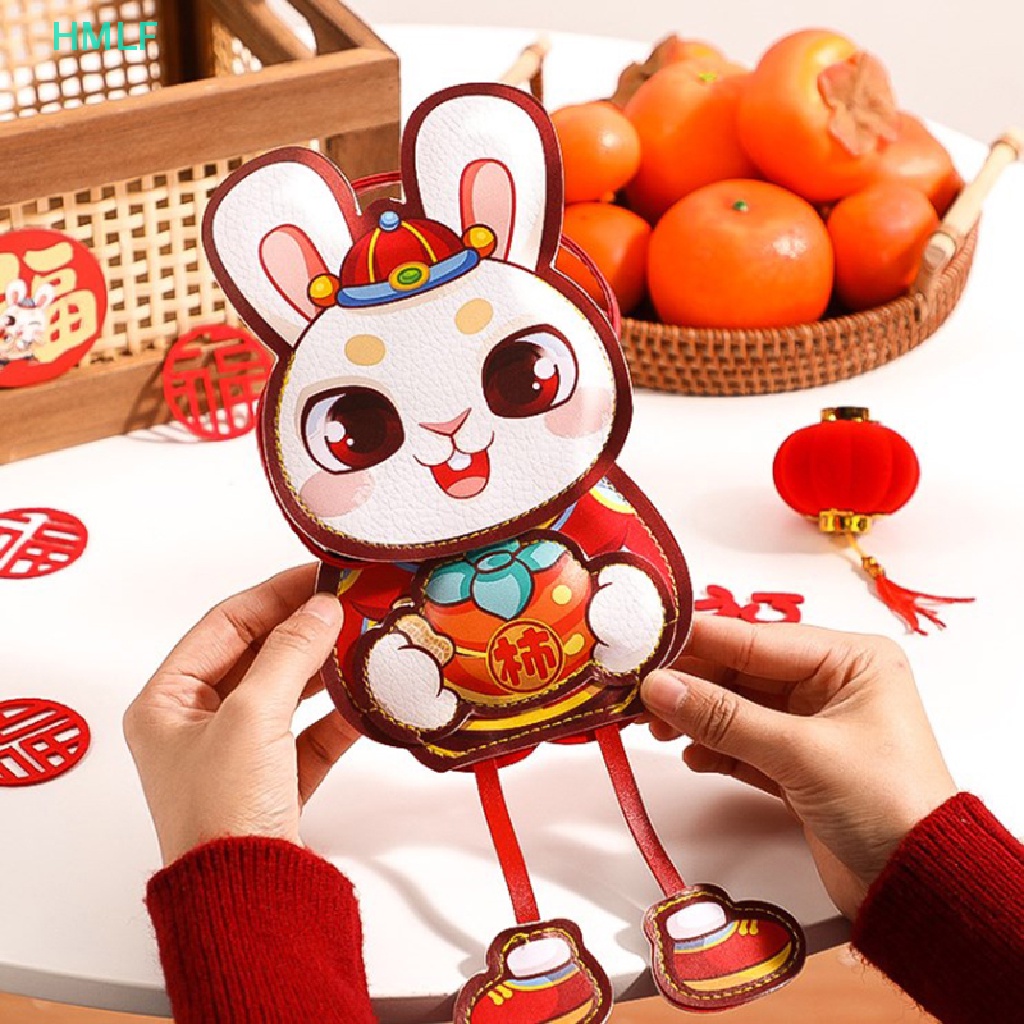 HM Rabbit 2023 Chinese New Year Purse Bunny Coin Purse Red Envelope ...