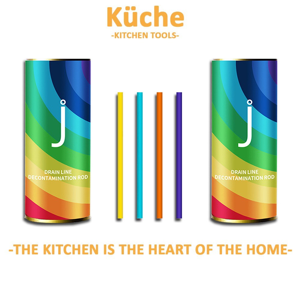 KUCHE Effective Drain Cleaner Pipe Kitchen Bathroom Oil Decontamination ...