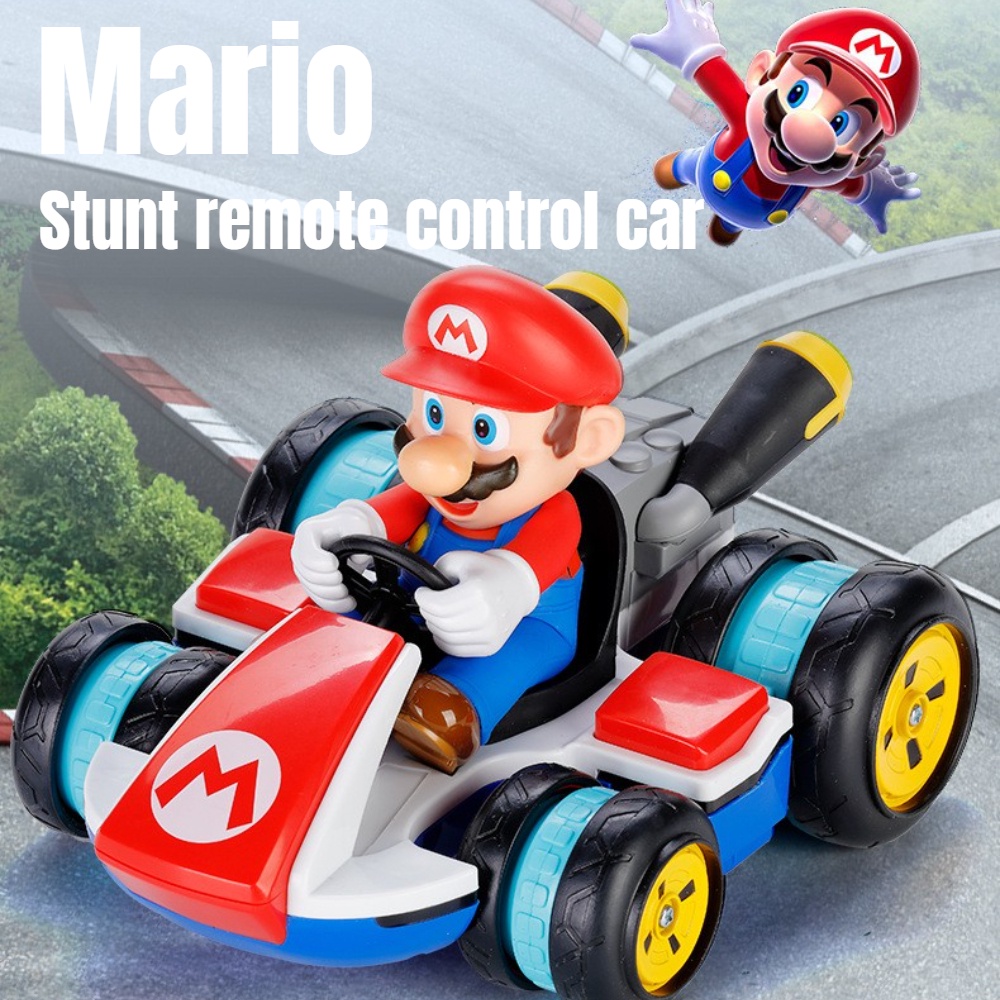 2.4G four-way remote control car stunt car 2 super mario lights and ...