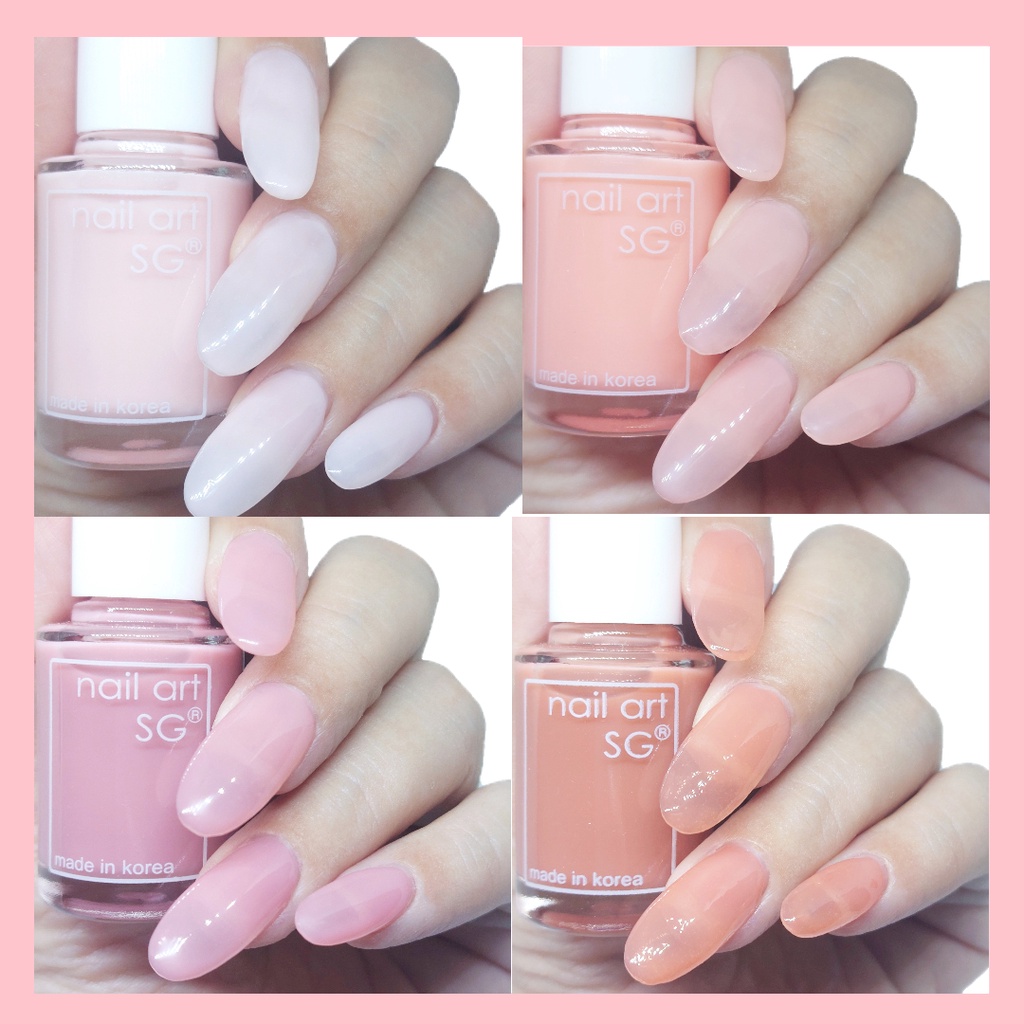 Nail Art Sg Nail Polish Collection 8ml - Made in Korea | Shopee Singapore