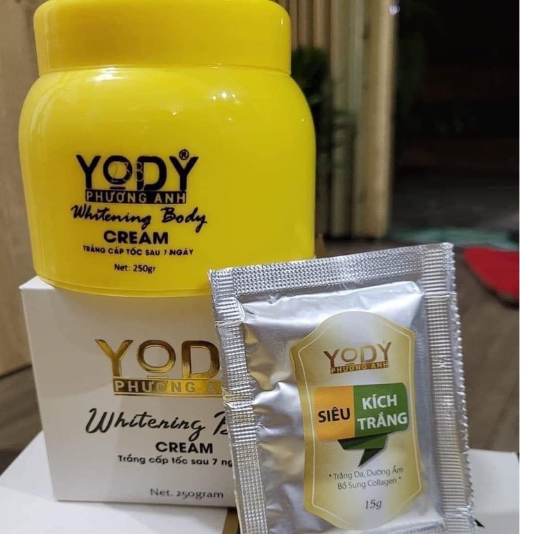 PHUONG ANH YODY WHITE 7 DAY BODY CREAM offers a whitening package in ...