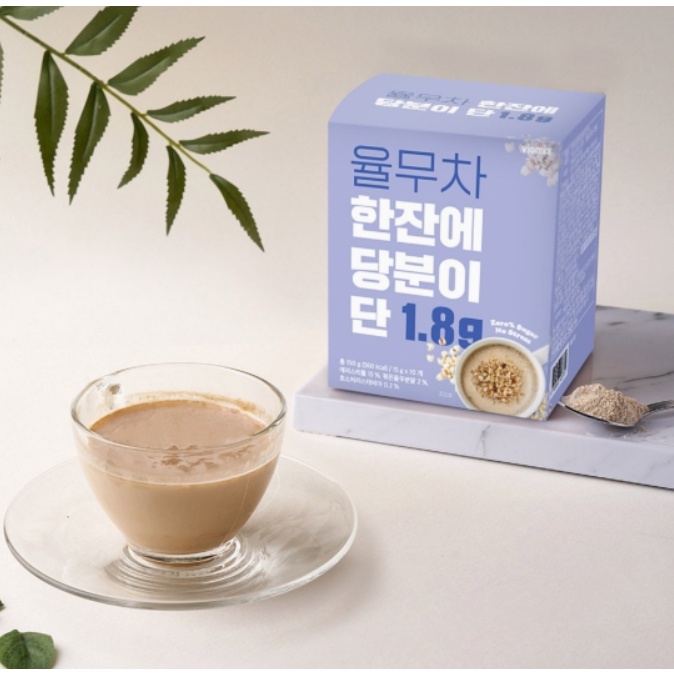 Viomix Low Sugar Korean Traditional Tea Drink Powder (Job's tears ...