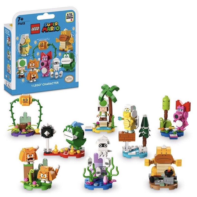 LEGO 71413 Super Mario Character Pack Series 6 (Complete set of 8 ...