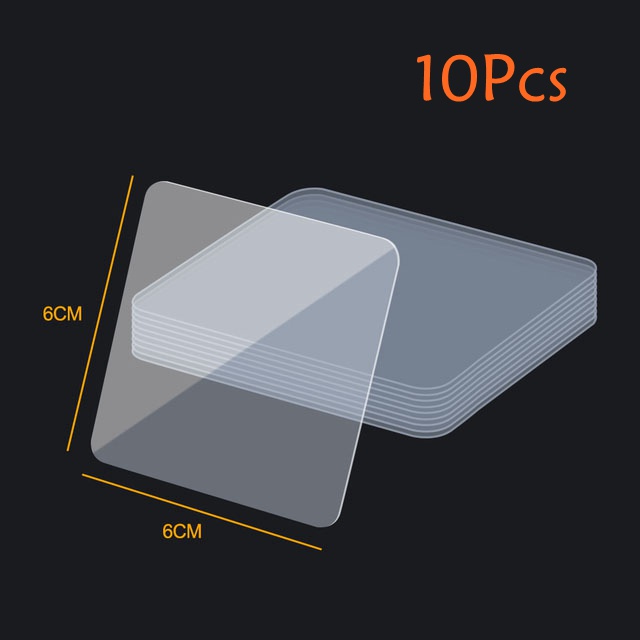 50 Pcs Powerful Double-sided Stickers Nano Seamless No Punching ...