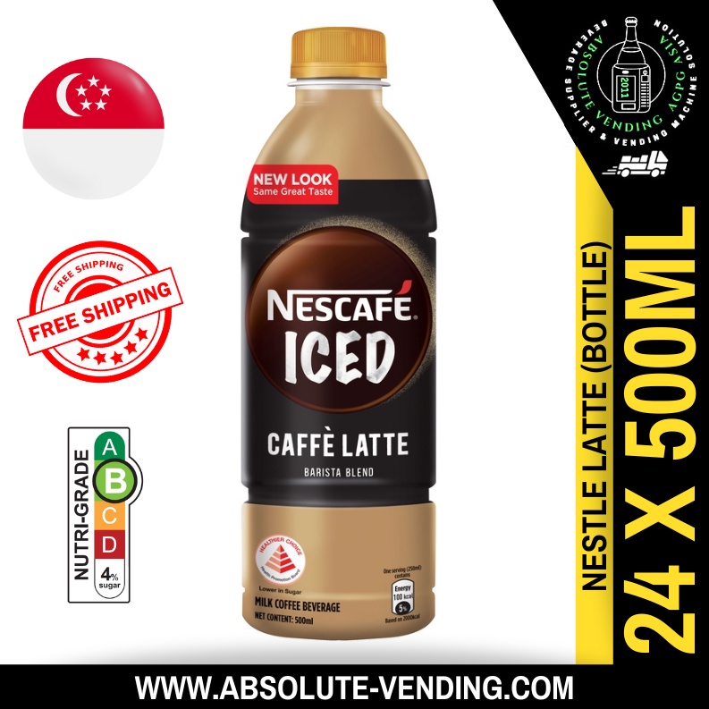 NESTLE Nescafe Barista Blend Iced Latte 500ML X 24 (BOTTLE) | Shopee ...