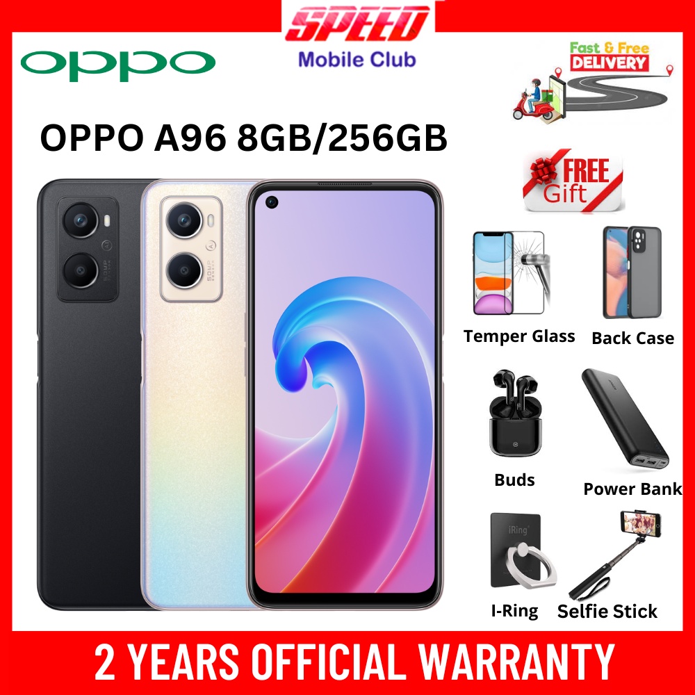 OPPO A96 (8GB+256GB) | BRAND NEW | 2 YEARS OPPO WARRANTY| FREE GIFTS ...
