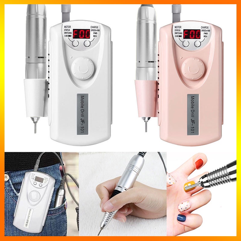 [SG Seller] 30000RPM Nail Drill Machine With HD LCD Display ...