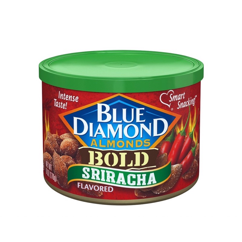Blue Diamond Bold Sriracha Flavored Almonds 6 oz (Ready stock) | Shopee ...