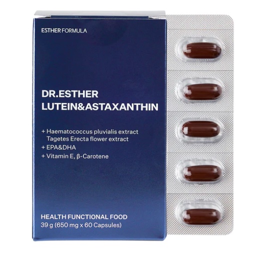 [Esther Formula] Lutein Astaxanthin 39g (650mg x 60 tablets) | Shopee ...