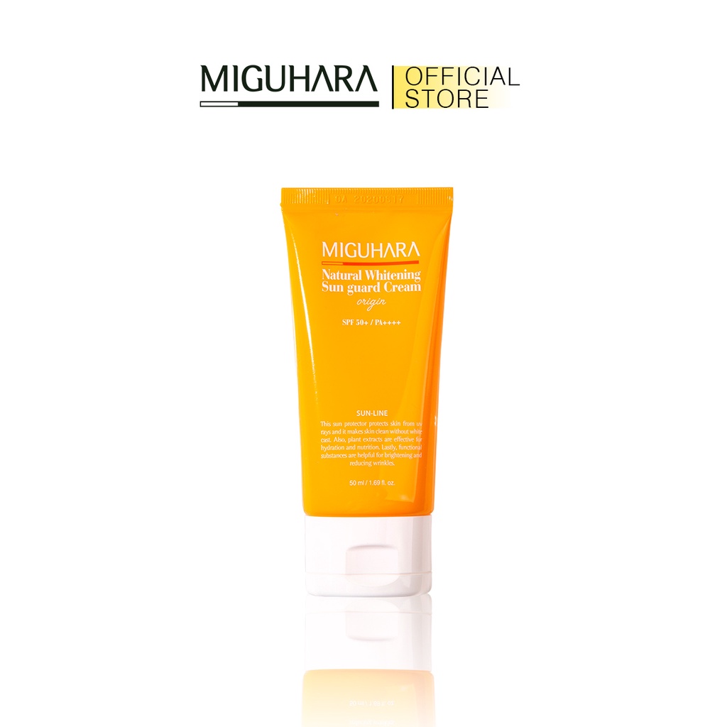 MIGUHARA Natural Whitening Sun Guard Cream SPF 50+ PA++++ 50ml [EXP 11/ ...