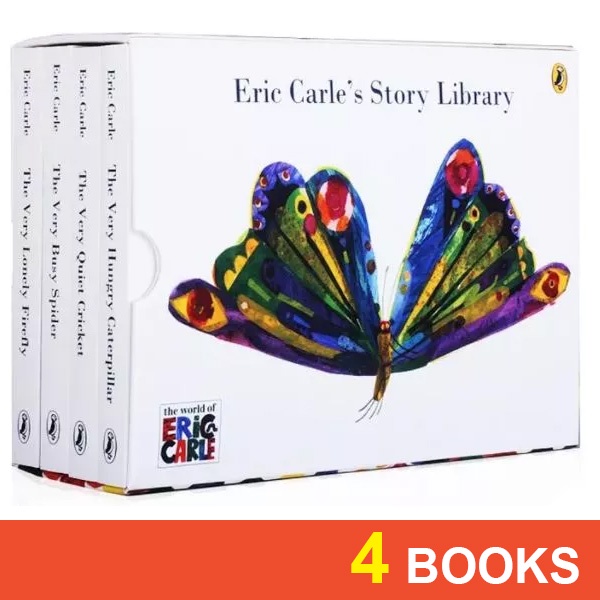 [SG Shipping] Eric Carle’s Story Library Box Set (4 Board Books ...
