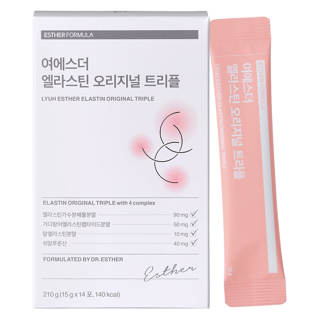 Esther Formula Elastin Originial Triple 15g 14 packets Skincare Beauty ...