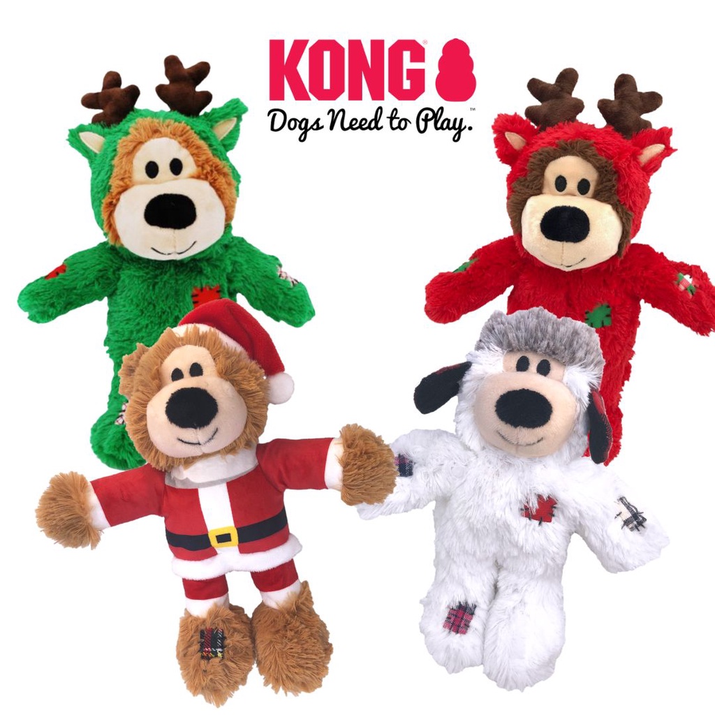 KONG - Holiday Wild Knots Bears Dog Toy (4 Designs) | Shopee Singapore