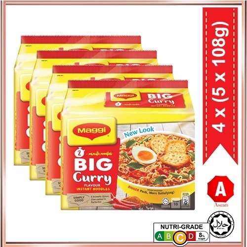 MAGGI BIG CURRY NOODLES (5 X 108G) BUNDLE DEAL ASEAN.OS | Shopee Singapore