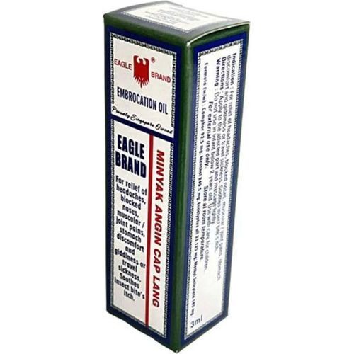Eagle Brand Embrocation Oilrelief Of Headaches Muscle Pain 3ml | Shopee ...