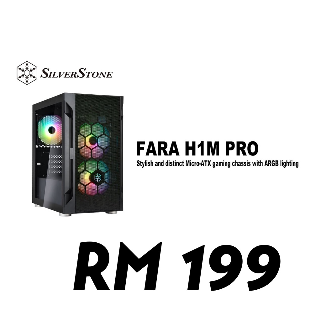 Silverstone FARA H1M PRO Desktop Casings Stylish and distinct Micro-ATX ...