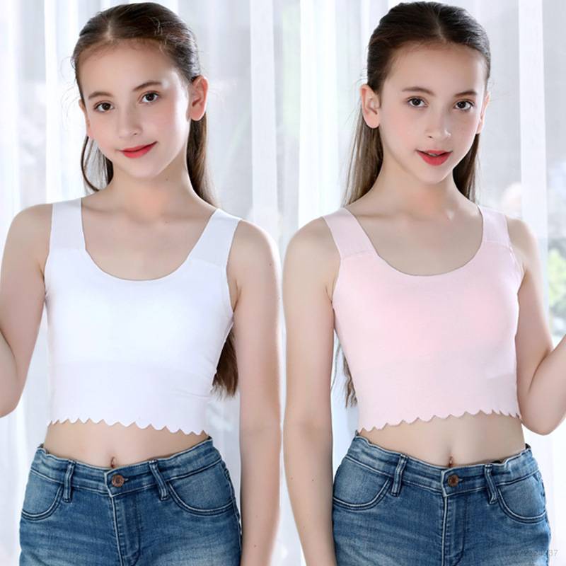 [Doly] Teens Bra For Girl Kids bralette tops small vest breathable ...