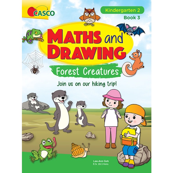 Preschool Maths and Drawing Book 3: Forest Creatures | Shopee Singapore