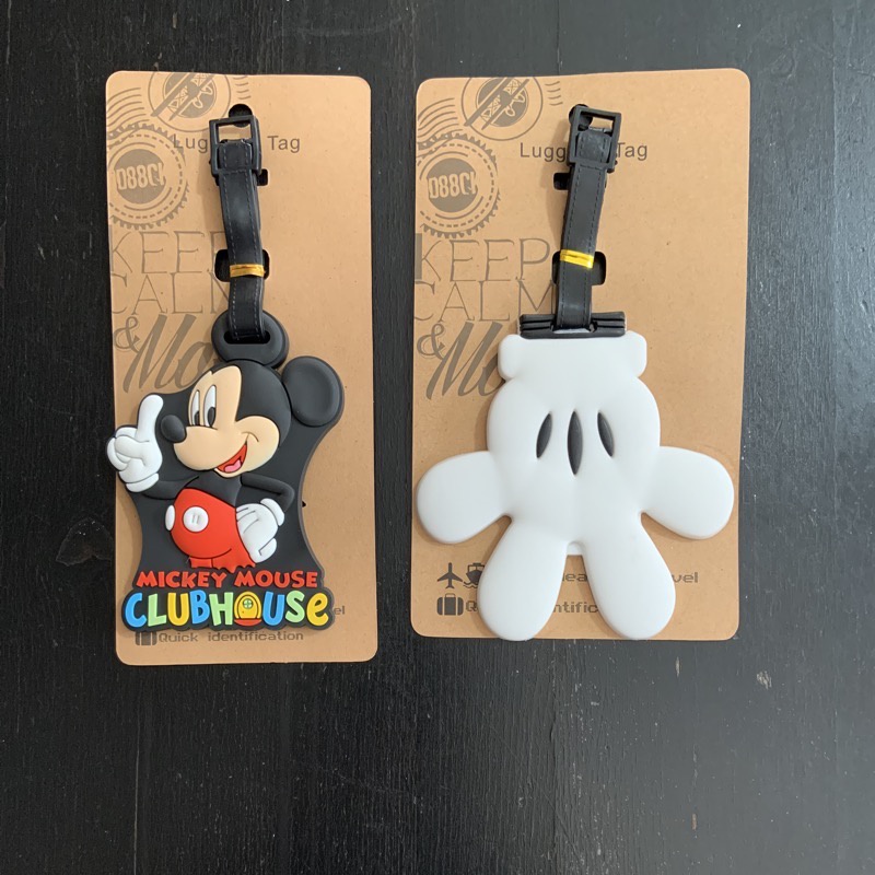 Cartoon Luggage Tags Bag Tags Mickey Mouse Disney Clubhouse | Shopee ...