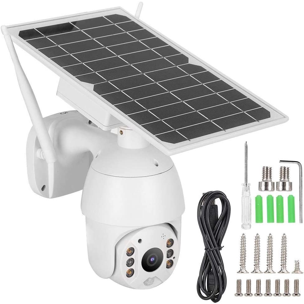 (Used) Solar Powered Wireless Security Camera, Intelligent Solar Energy ...